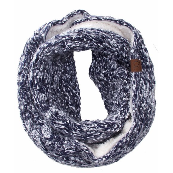 C.C | Accessories | Cc Confetti Yarn Knitted Infinity Loop Scarf | Poshmark